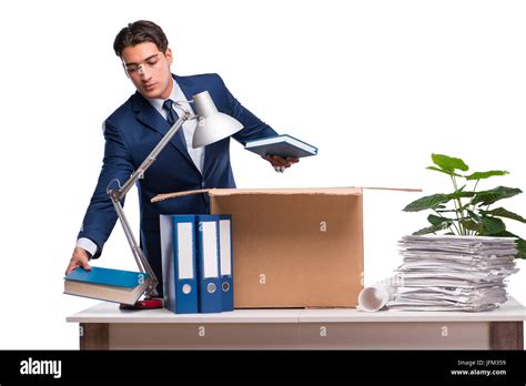Businessman Made Redundant Fired After Dismissal Stock Photo Alamy