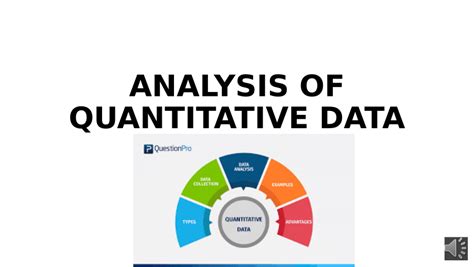 Pdf Analysis Of Quantitative Data