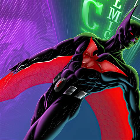 2048x2048 Batman Beyond City Of Joker Ipad Air Hd 4k Wallpapersimages