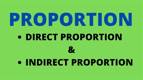 Direct And Indirect Proportion Lesson Chris Maths Academy YouTube