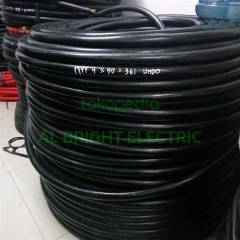 Promo Kabel Listrik Power NYY 4X50 Merk Lindo Atau Metal Harga Per