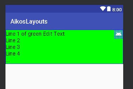 Android Add Drawable To EditTexts Top Right Corner Stack Overflow