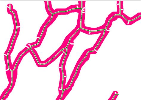 Finding Centrelines From Polygons In Qgis Geographic Information Systems Stack Exchange