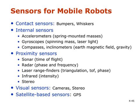 PPT Probabilistic Robotics Motion And Sensing PowerPoint Presentation ID 2298234