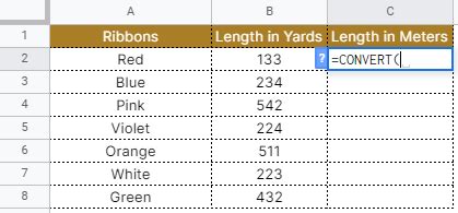 How To Use CONVERT Function In Google Sheets Step By Step