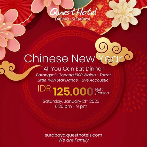 10 Promo Makan Imlek Di Hotel Surabaya Mulai Rp100 Ribuan