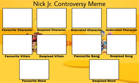 Nick Jr Controversy Meme Blank Template By Geononnyjenny On Deviantart