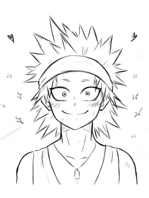 Kirishima Coloring Pages