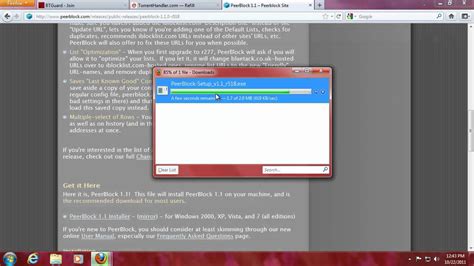 Spoonfeeding Windows Anonymous Torrents BtGuard Torrenthandler And Peerblock YouTube