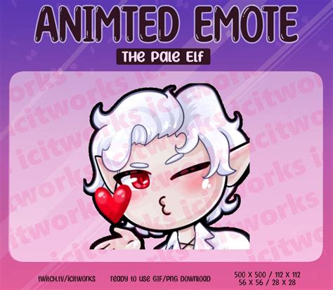 Astarion Kiss Animated Emote Bg3 Vampire Rogue Twitch Emotes Youtube