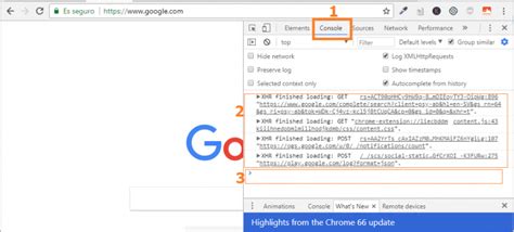 javascript uso de la consola del navegador