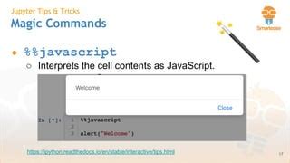 Jupyter Tips And Tricks PPT