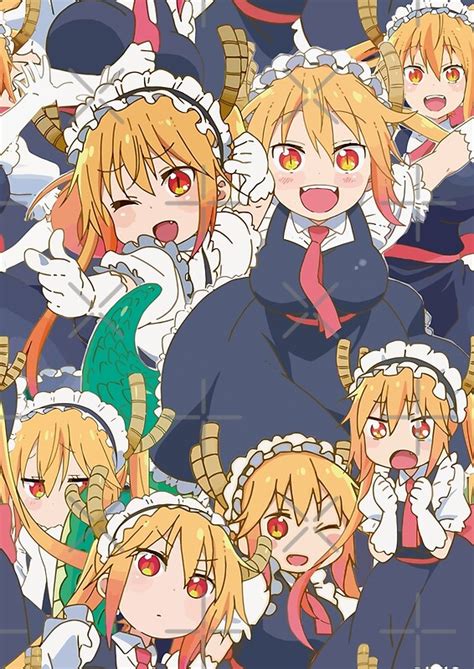 Tohru Tribute Pattern By Waifu Dope Redbubble