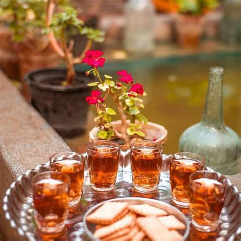 تزیین چای با نبات و لیمو خشک برای مهمان ایده پذیرایی چای