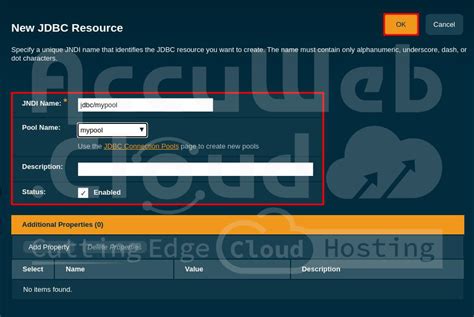 Setup JDBC Connection Pooling With AccuWeb Cloud Guide