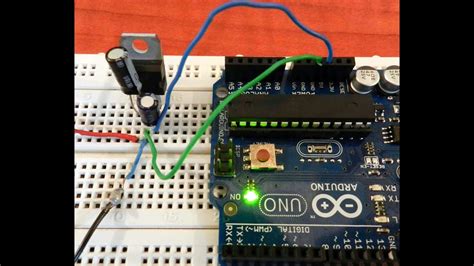 5v From 9v Battery Using 7805 Voltage Regulator Ic Youtube