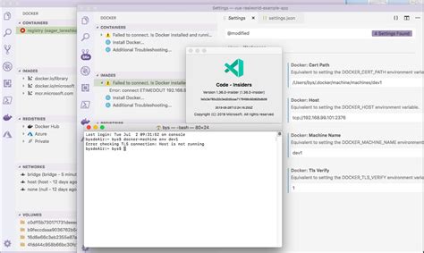 Docker Extension Cannot Be Used After Running The Virtual Box · Issue 1077 · Microsoft Vscode