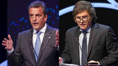 Debate Presidencial Las Mejores Frases De Sergio Massa Y Javier Milei