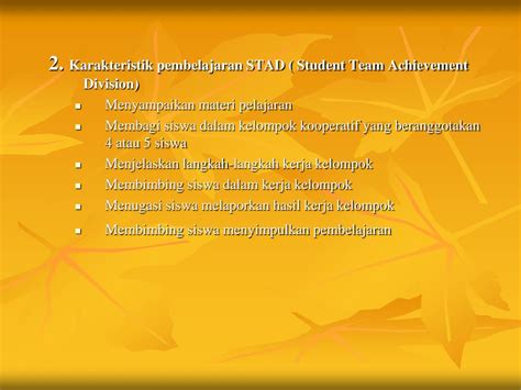 Ppt Model Pembelajaran Kooperatif Tipe Stad Powerpoint Presentation