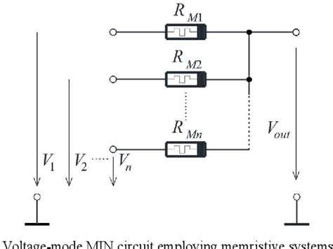Figure 3 From Emulated Memristive System Based Passive MIN MAX Circuit