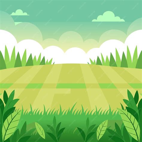 Premium Vector Grass Field Vector Design With A White Background