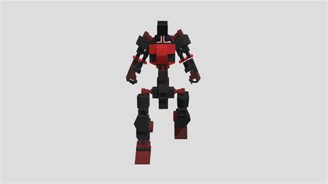 Robot Walk 3d Model By Hafiz Selamat Deletefoss [4e72c4d] Sketchfab