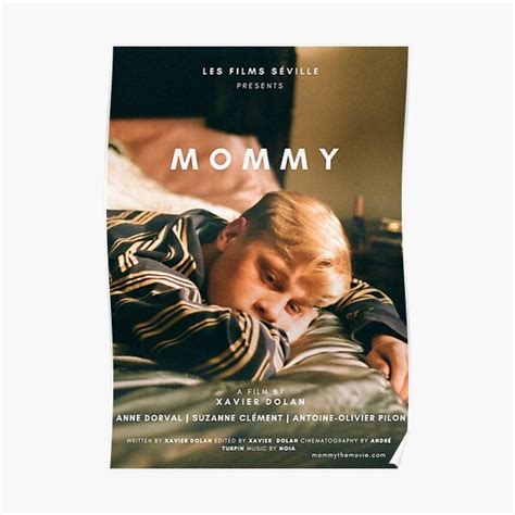 Mommy Xavier Dolan Poster Poster For Sale By Mikceys Redbubble