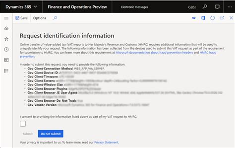 英國：在 dynamics 365 財務與營運上製作關於原始裝置的「數位稅務 詐騙防護標題」 microsoft 支援服務