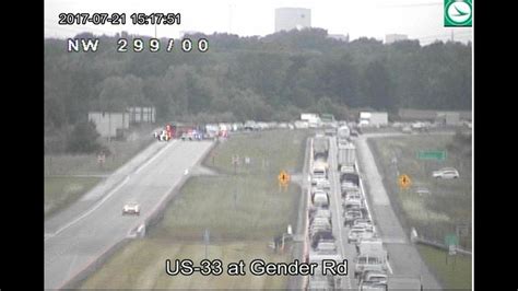 Us 33 Eastbound Reopens After Crash Near Gender Road