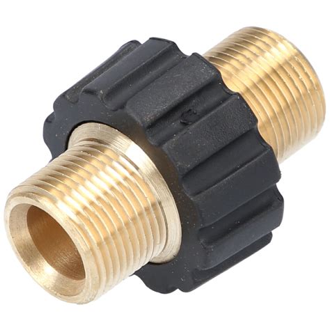 Adapter Doppelnippel M22 AG Schlauchverbinder Schlauch Verlängerung für