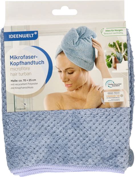 IDEENWELT ręcznik z mikrofibry niebieski szt Drogeria Rossmann pl