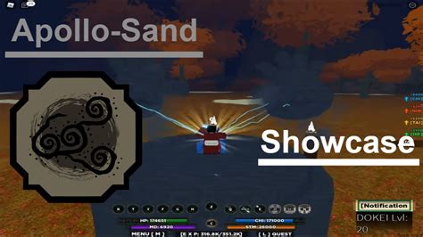 Shindo Life Iron Sand Bloodline Showcase Youtube