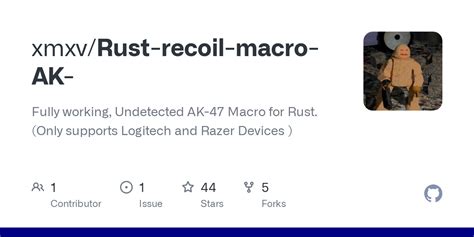 GitHub Xmxv Rust Recoil Macro AK Fully Working Undetected AK Macro For Rust Only