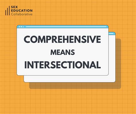 Comprehensive Means Intersectional Moving Sex Education Forward Healthy Teen Network