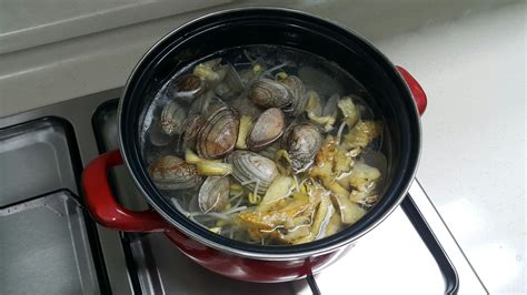 바지락 콩나물국~