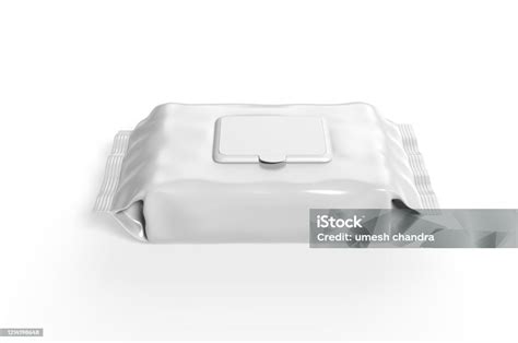 블랭크 웨트 와이프 브랜디팅용 소프트 티슈 패키지 3d 렌더 일러스트레이션 아기용 물수건에 대한 스톡 사진 및 기타 이미지