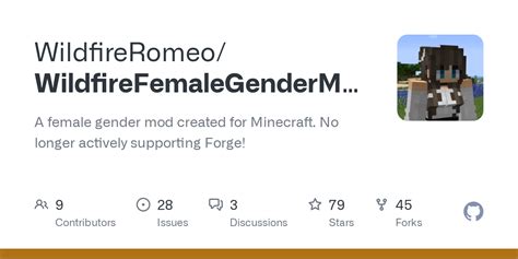 Issues · Wildfireromeowildfirefemalegendermod · Github