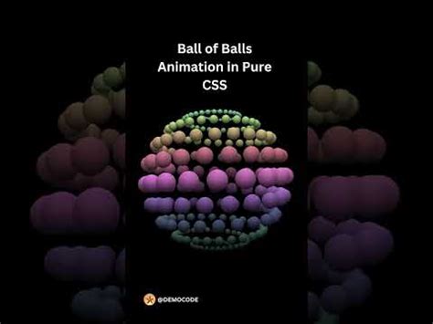Ball Of Balls Animation In Pure CSS Demo Coding
