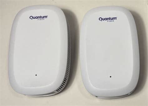 Lot Of 2 Quantum Fiber Q9500wk Tri Band Wifi 6 Extenders Beacons Plug