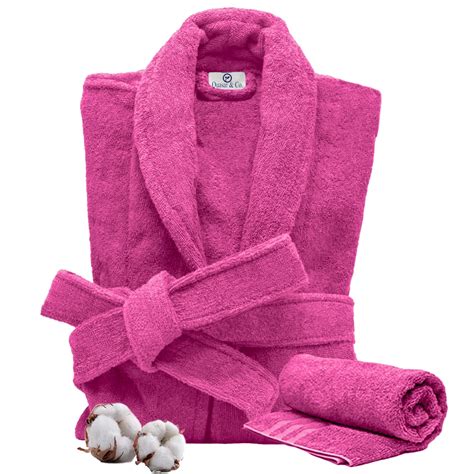 Set Halat De Baie Si Prosop Quasar And Co® 100 Bumbac Halat Baie