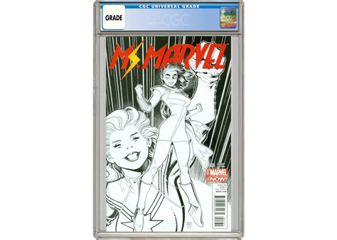Marvel Ms Marvel 2014 3rd Series 1c Comic Book Cgc Graded Us