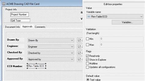 Solidworks Pdm Custom Revision Table Columns