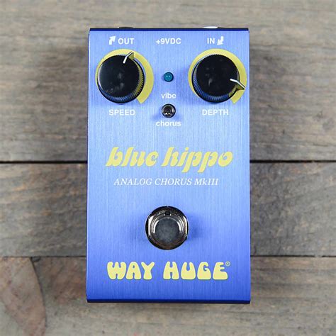 Way Huge Electronics WM61 Blue Hippo Mini Analog Chorus MINT | Reverb