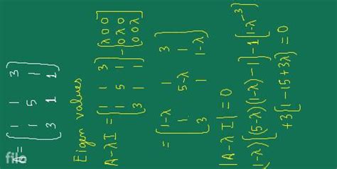 Q3 Find The Eigen Values And Eigen Vectors Ofi A Left Begin Array