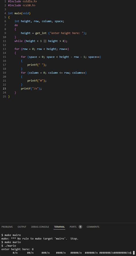 Why Does My Code Look Like This When I Run It Rcs50