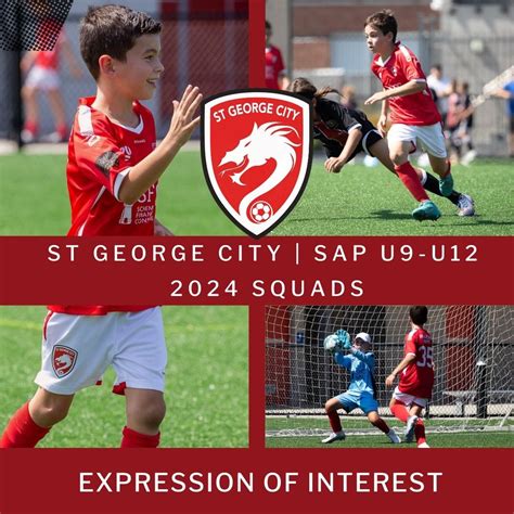 2024 SAP U9 U12 EXPRESSION OF INTEREST St George City