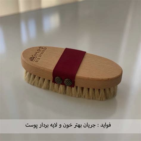 خرید و قیمت برس خشک بدن مدل موی اسب از بین برنده سلولیت Dry Brush