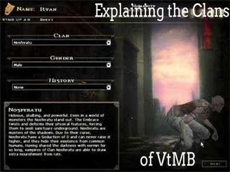 Vampire The Masquerade Clans And Disciplines Binglena