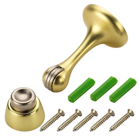 Gatehouse 3 In Polished Brass Wall Protector Door Stop 27116bbxlg At