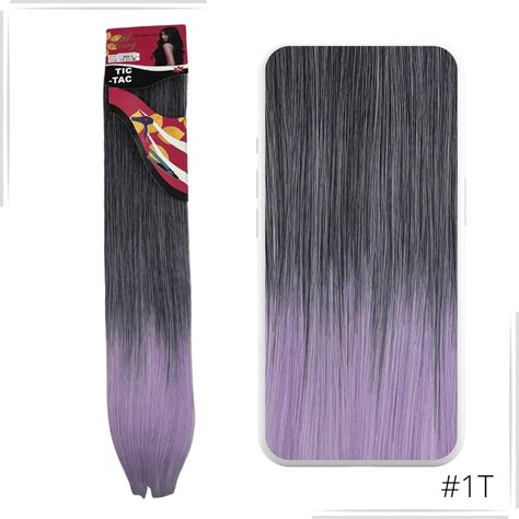 Cabelo Aplique Tic Tac Weng Fibra Orgânica Liso e Ondulado 150 Gramas